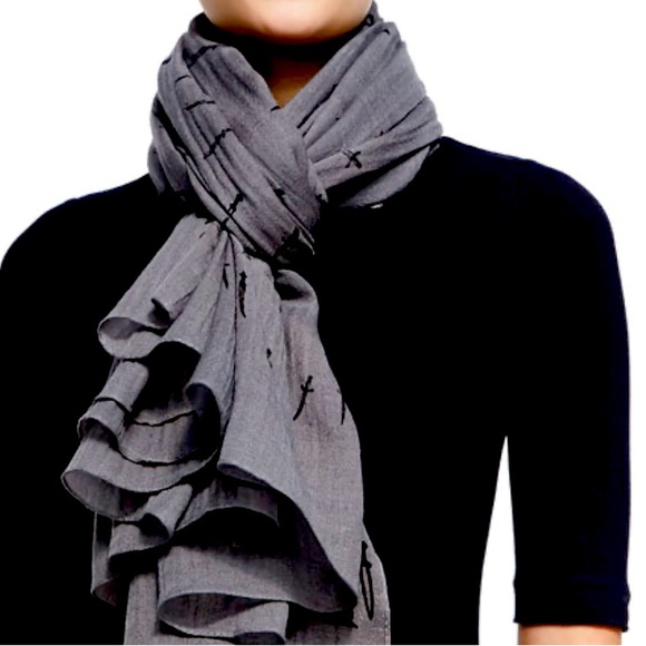rag & bone | Accessories | Rag Bone Dagger Scarf In Asphalt | Poshmark